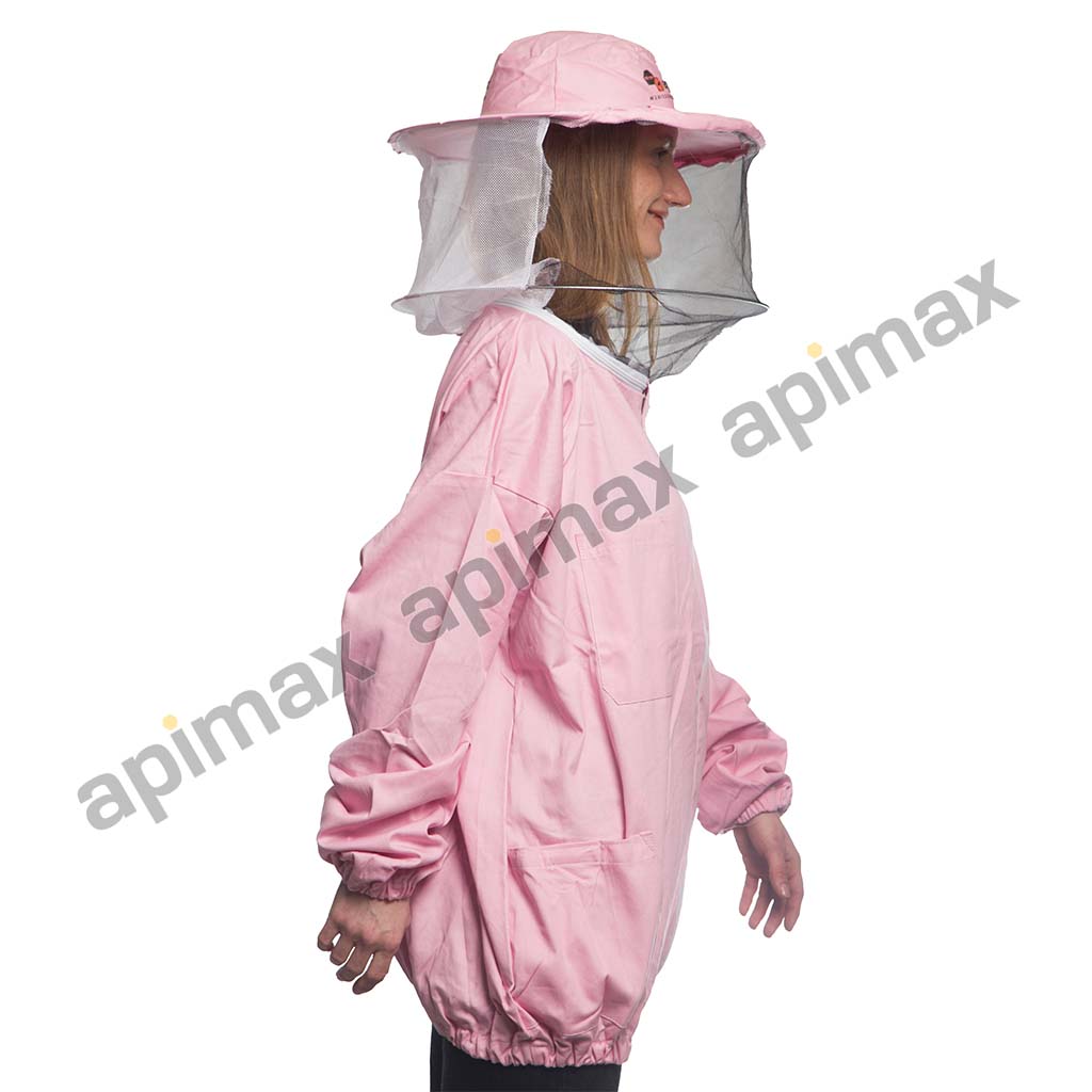 Γυναικείο Μελισσοκομικό Μπουφάν με Μάσκα/Καπέλο XTR FABRIC Apimax Ροζ ...