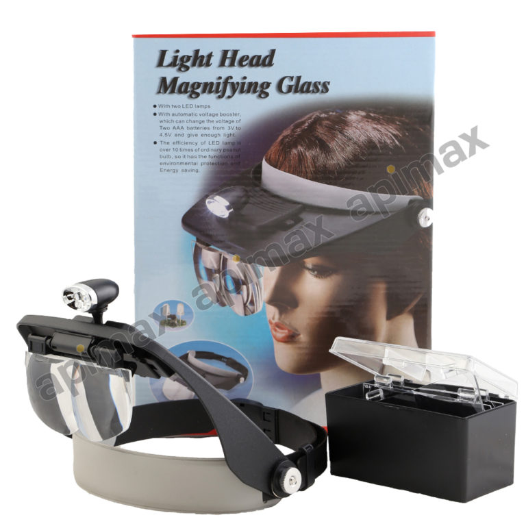 Μεγεθυντικός Φακός Κεφαλής με Φακό Led Apimax – APIMAX